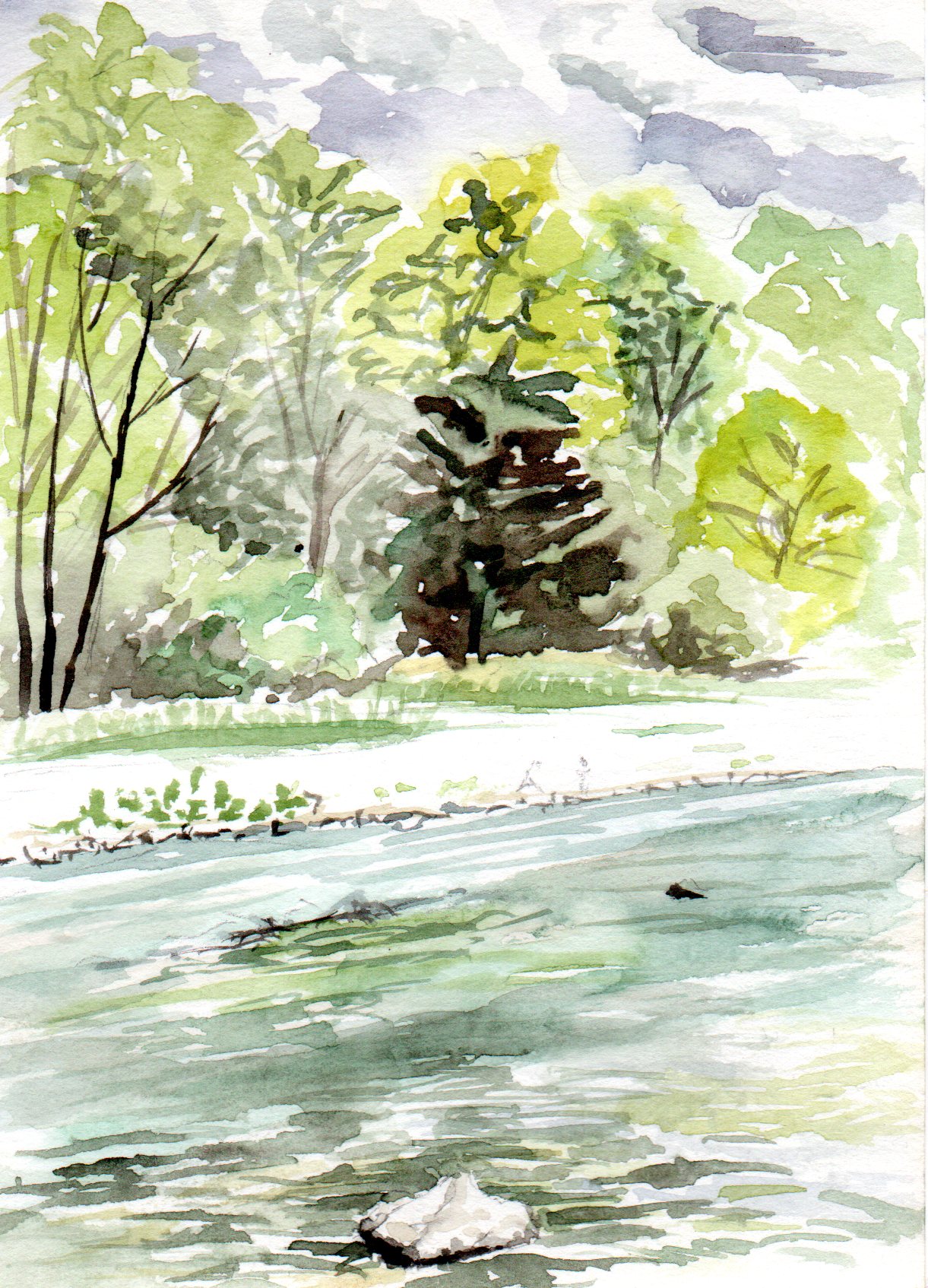 München | Aquarell – Malen mit Licht und Luft